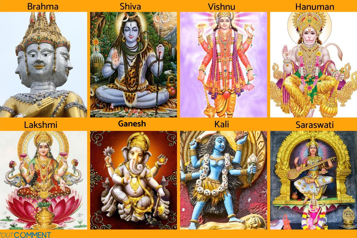 10 PRINCIPAUX DIEUX HINDOUS