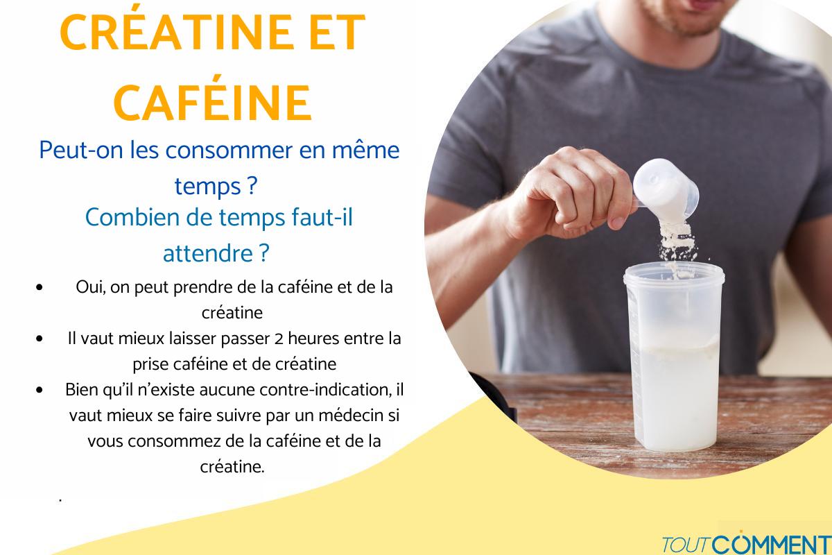 Créatine et caféine, peut-on en prendre en même temps