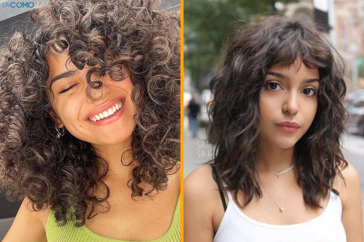 10 TYPES de FRANGES pour CHEVEUX BOUCLÉS - COUPES À LA MODE