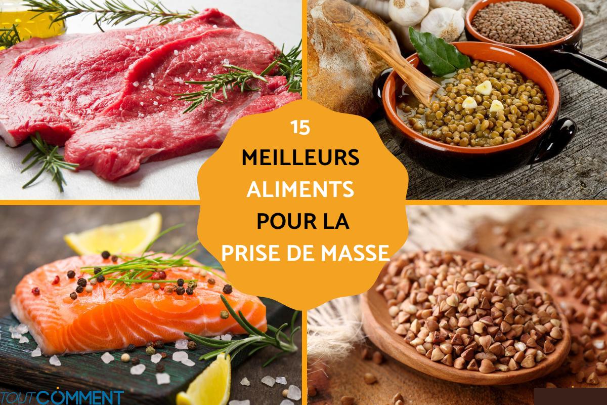 TOP 15 des ALIMENTS pour PRENDRE du MUSCLE RAPIDEMENT