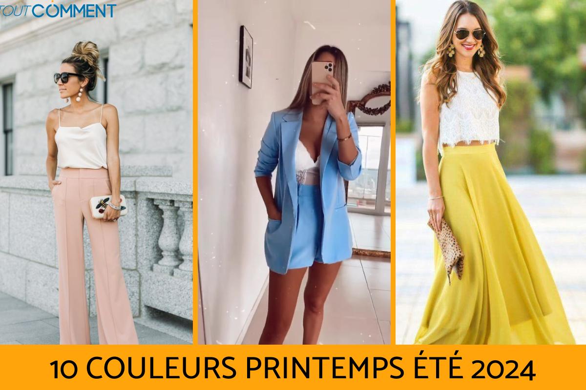 10 COULEURS en TENDANCE ce PRINTEMPS ÉTÉ 2024