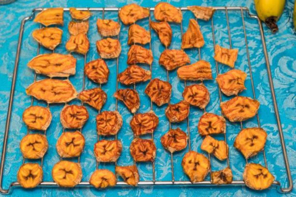 Recette de banane séchée - Techniques faciles