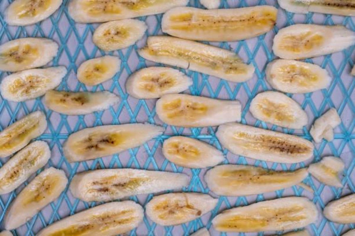 Recette de banane séchée - Techniques faciles