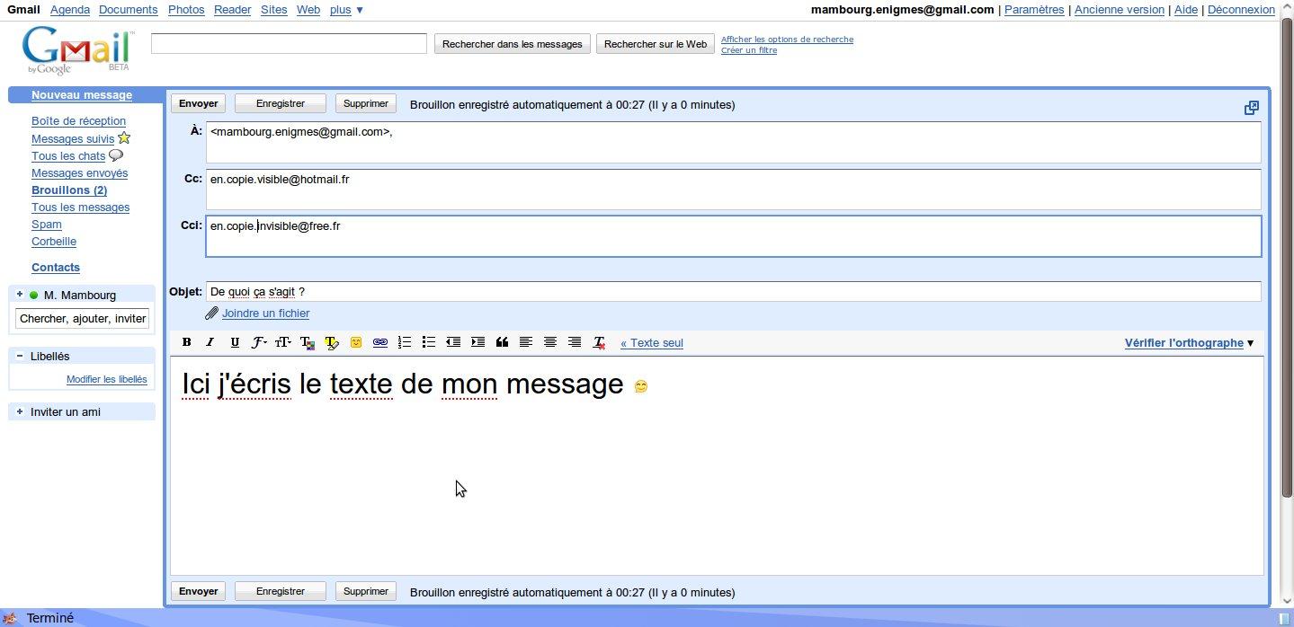 On dit mail ou email en français ? - 2 étapes