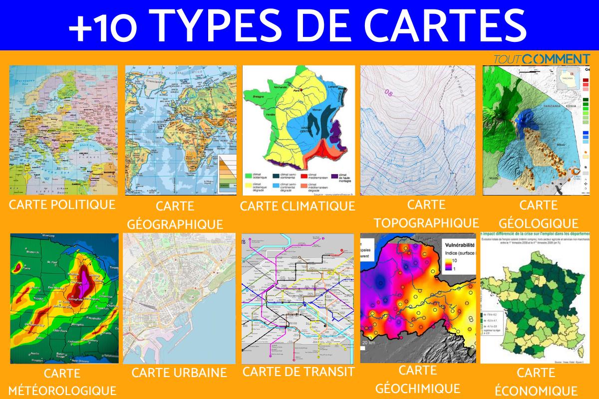 12 TYPES de CARTES