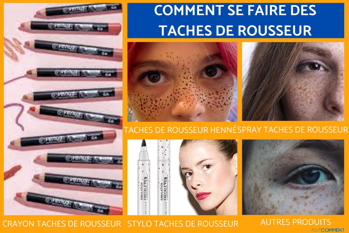 Taches de rousseur naturellement - Comment se faire des taches de ...