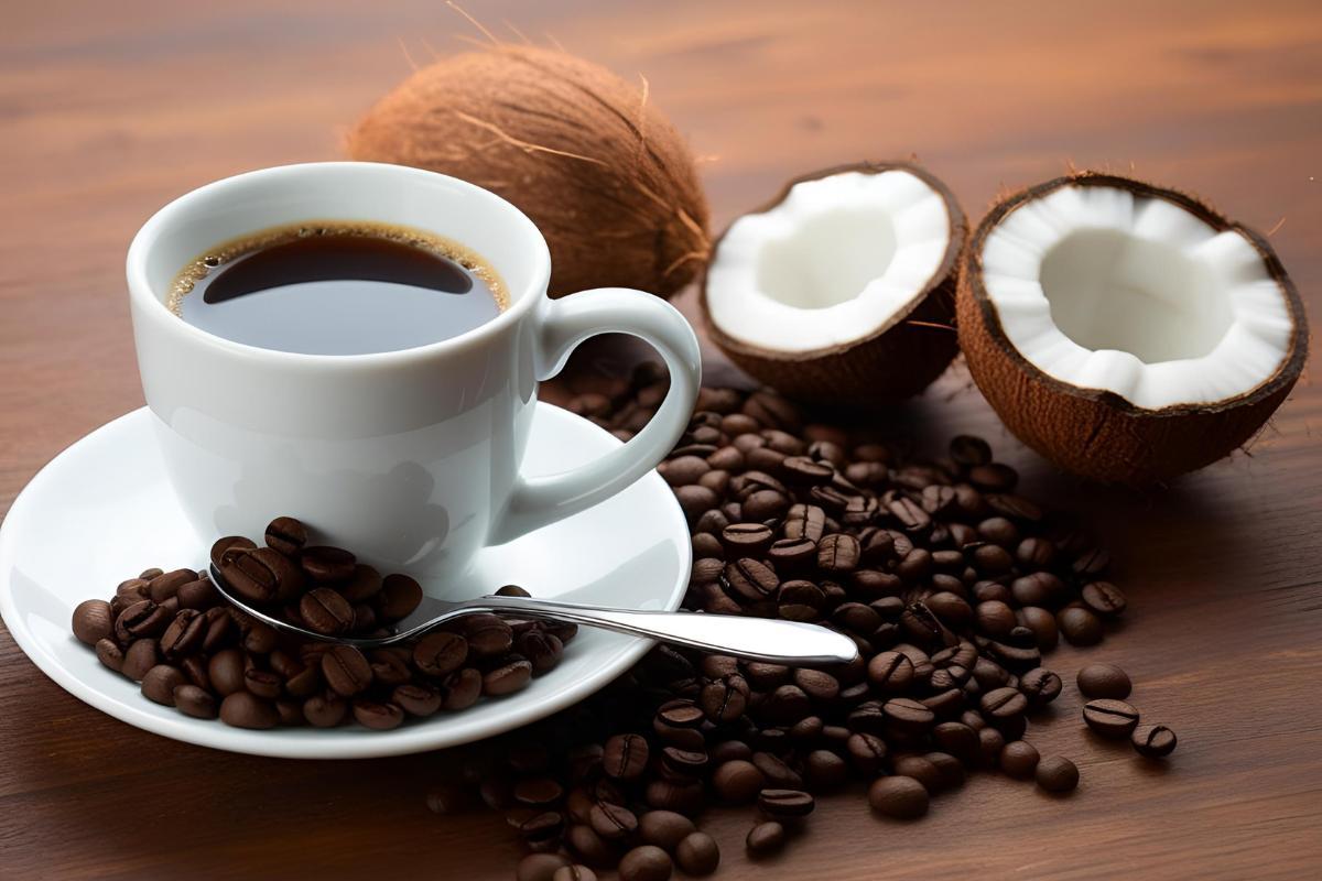 Café huile de coco - Huile de coco dans le café