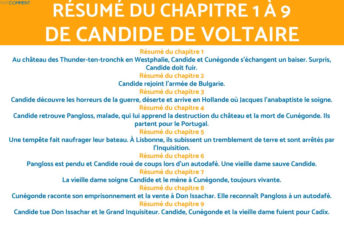 Résumé par chapitre de