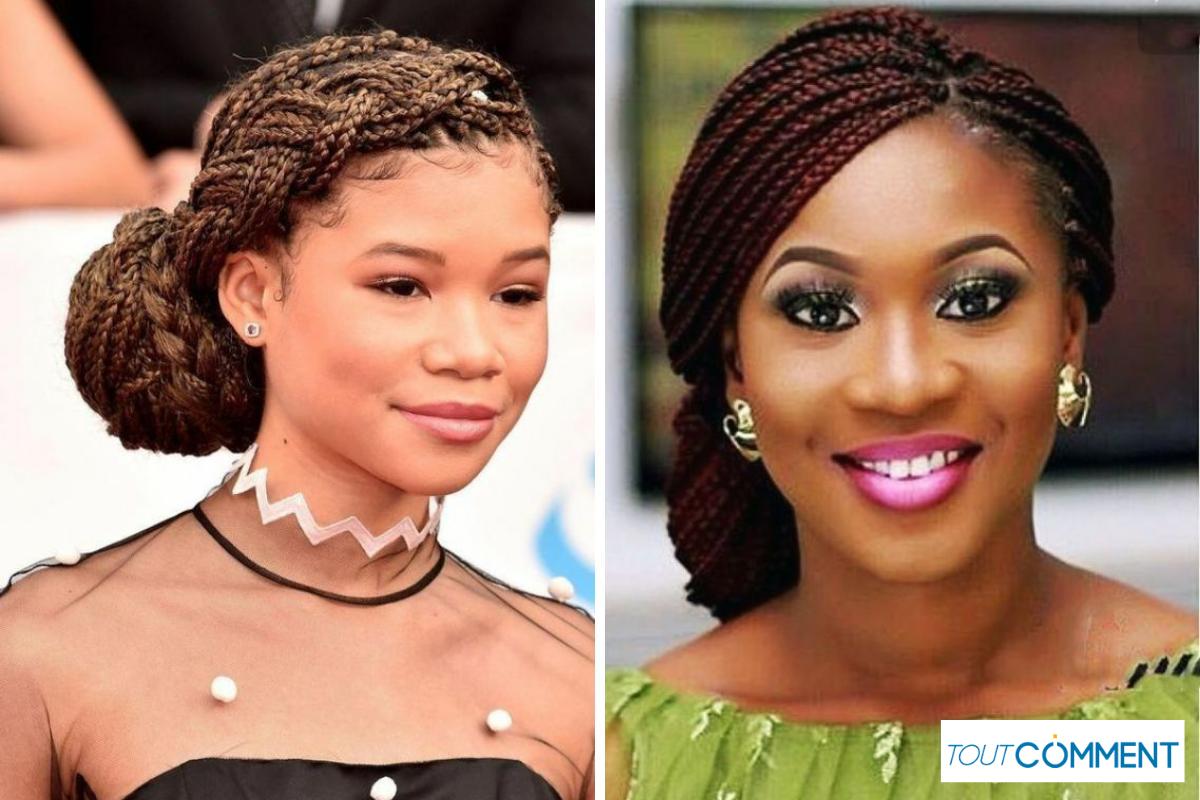 15 coiffures avec des TRESSES AFRICAINES - Faciles et avec des images