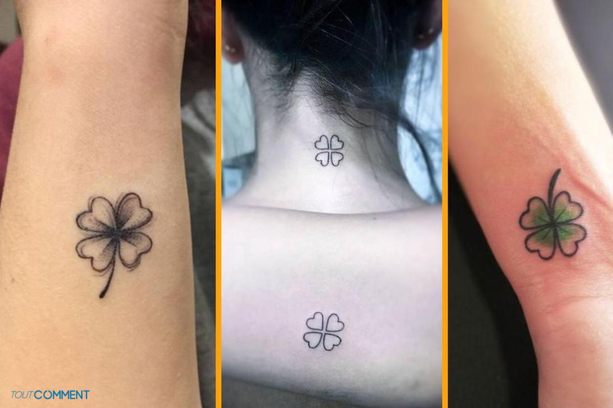 Signification du tatouage de trèfle - Analyse de ce tatouage porte ...