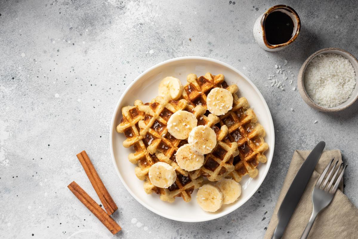 Gaufres aux flocons d'avoine : recette healthy facile étape par étape