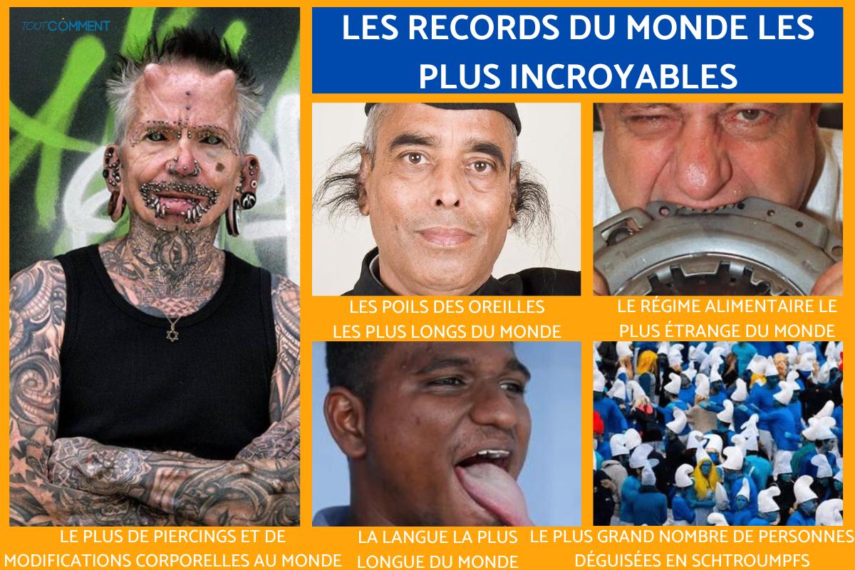 Les records du monde les plus incroyables - Connaissez-vous les records du monde