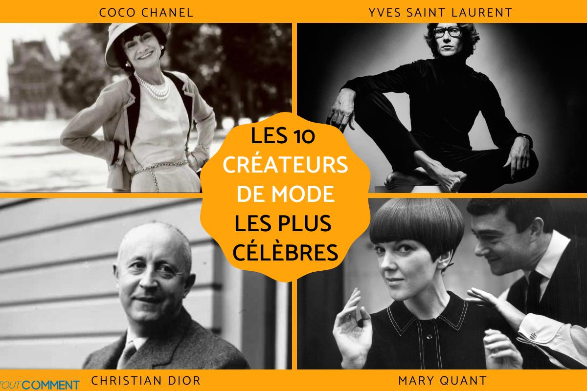 Les 10 CRÉATEURS de MODE les plus CÉLÈBRES du MONDE