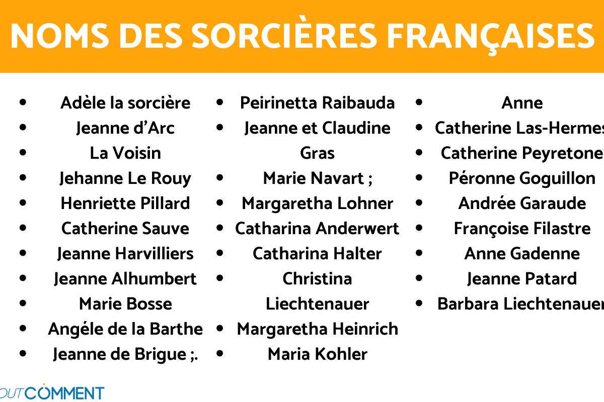 150 Noms De SorciÈres Avec Signification Et Origine