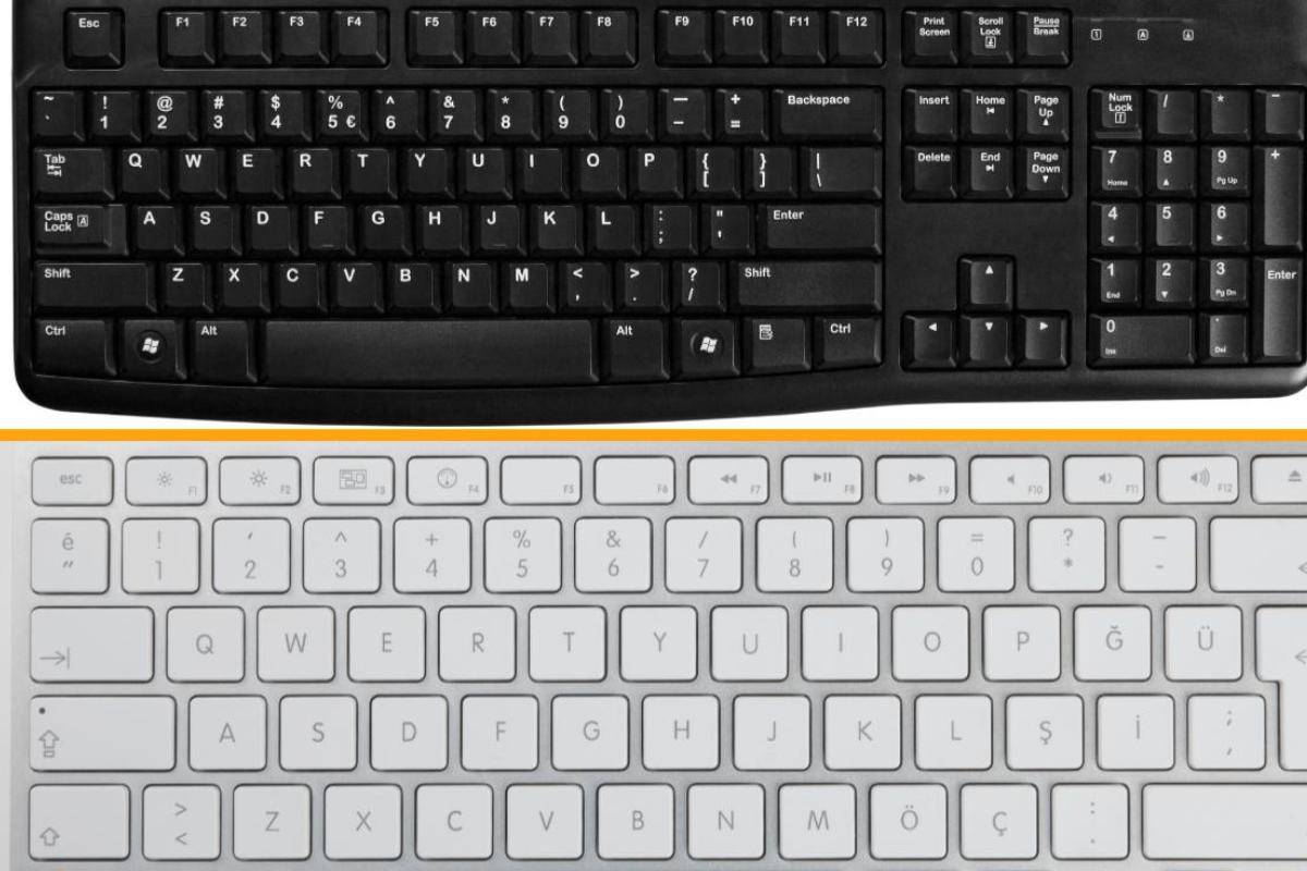 Différents types de claviers