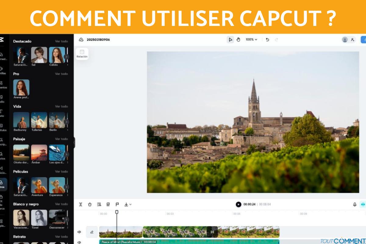 Comment UTILISER CapCut