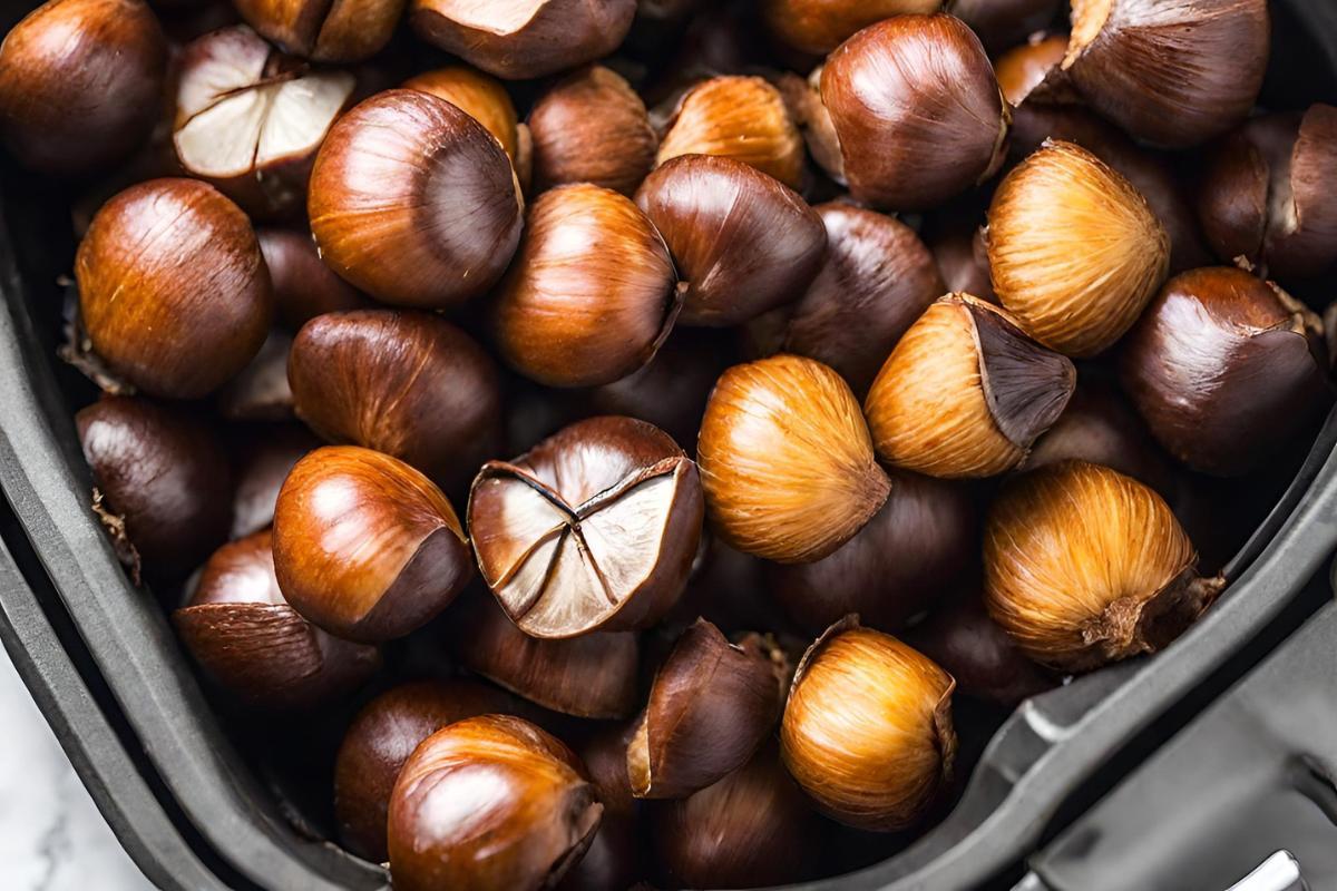 Cuisson des châtaignes à l'air fryer - SIMPLE et DÉLICIEUSE