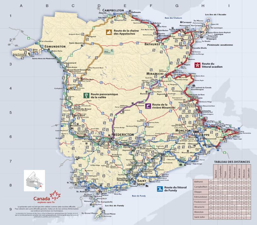 Capitales des provinces du Canada - CARTE du Canada avec les provinces ...