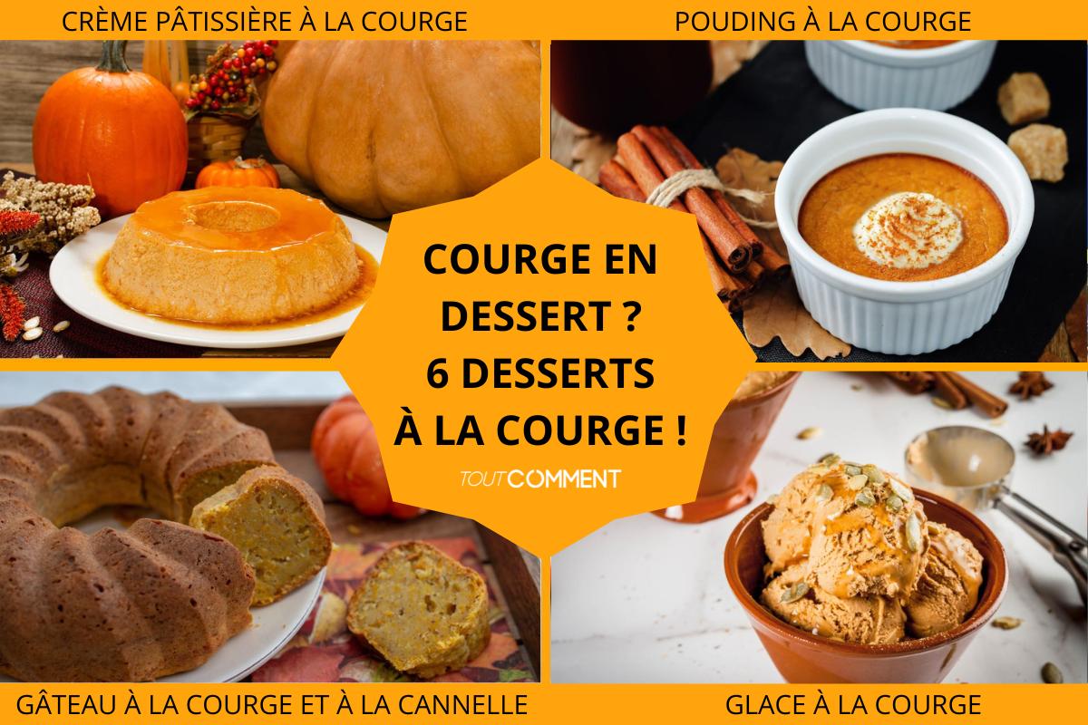 Courge en dessert ? 6 desserts à la courge ! Recettes faciles